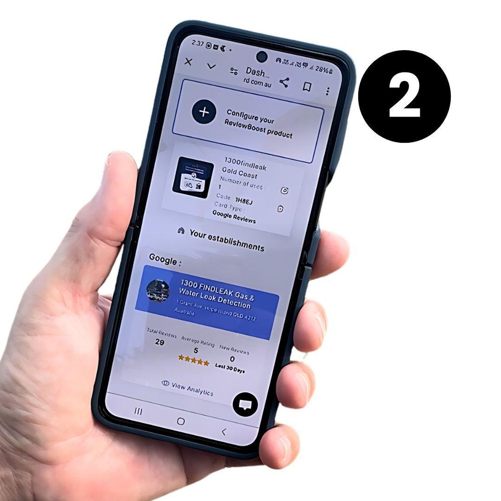 ReviewBoost® Google Reviews Stand - ReviewBoost